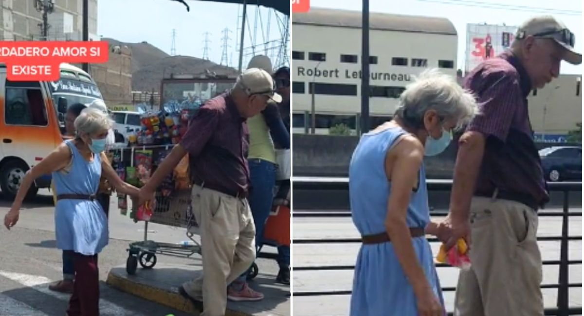 TikTok viral: pareja de "viejitos" caminan de la mano por la calle y conmueven en redes sociales ...