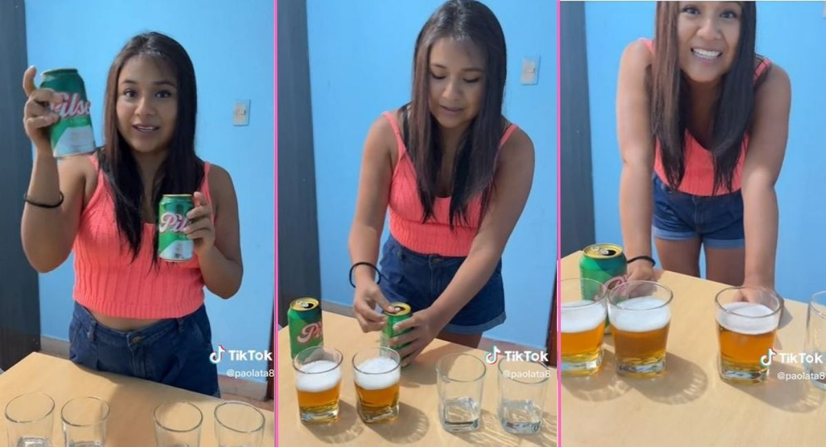 Tiktok Viral Peruana Compra Latas De Cerveza De Pilsen Pero Queda En
