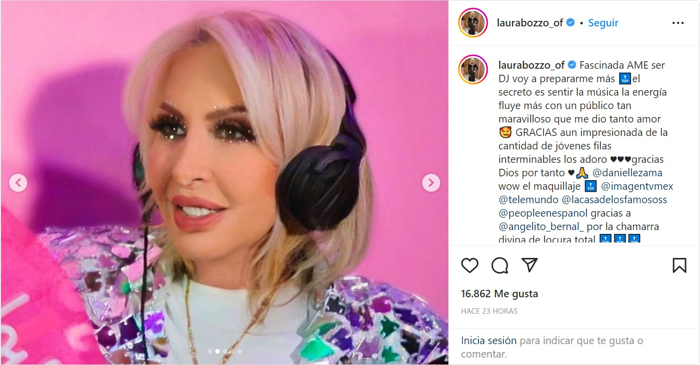 Laura Bozzo luce rejuvenecida y se convierte en DJ para poner a bailar ...