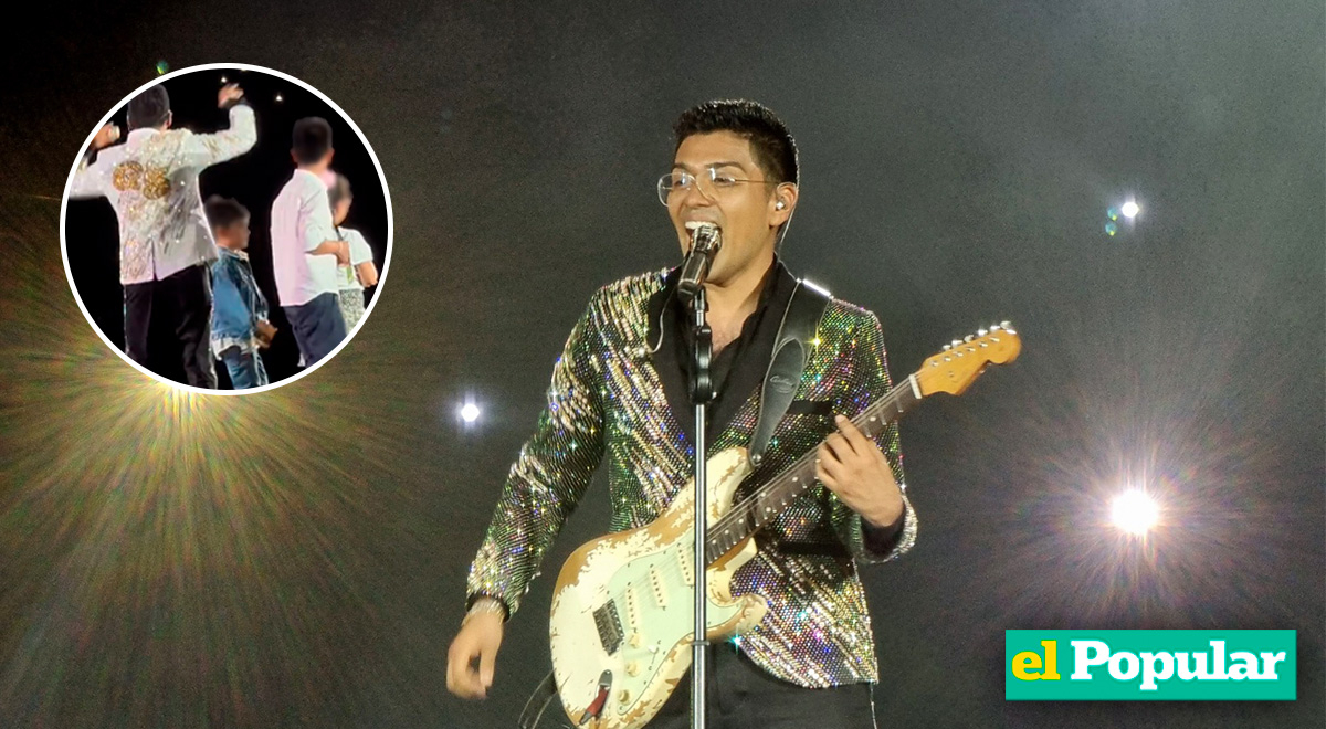 Grupo 5 en concierto | Christian Yaipén presentó a sus hijos en el ...