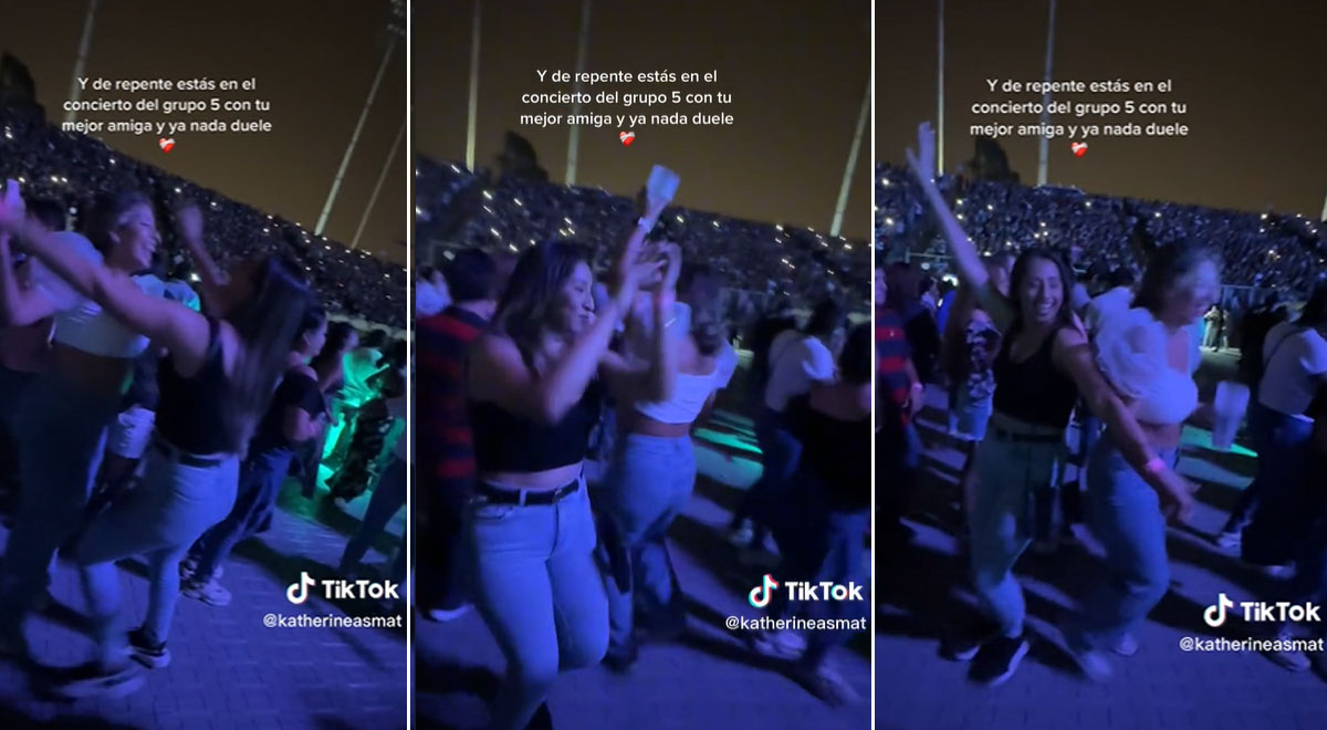 TikTok viral: Peruanas van al concierto del Grupo 5, dan 'cátedra' de baile al ritmo de ...