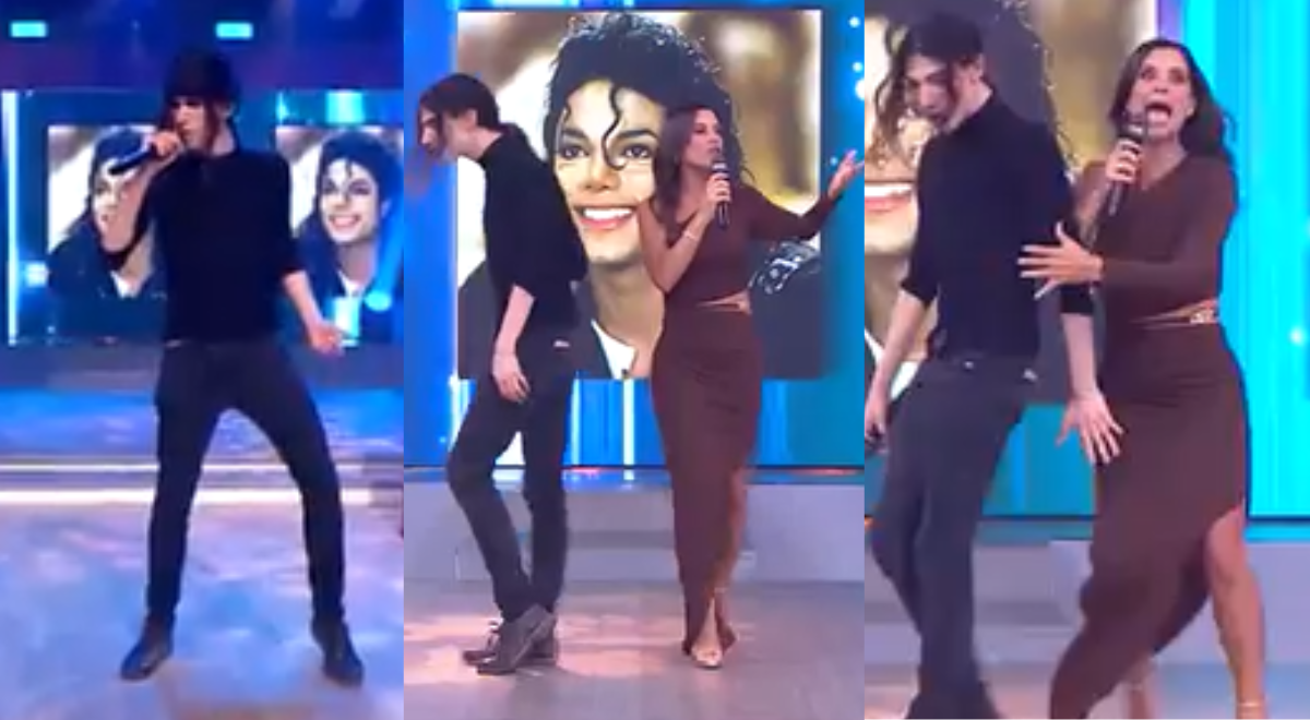 Lucecita Ceballos: Su hijo hace el paso lunar de Michael Jackson, pero ...
