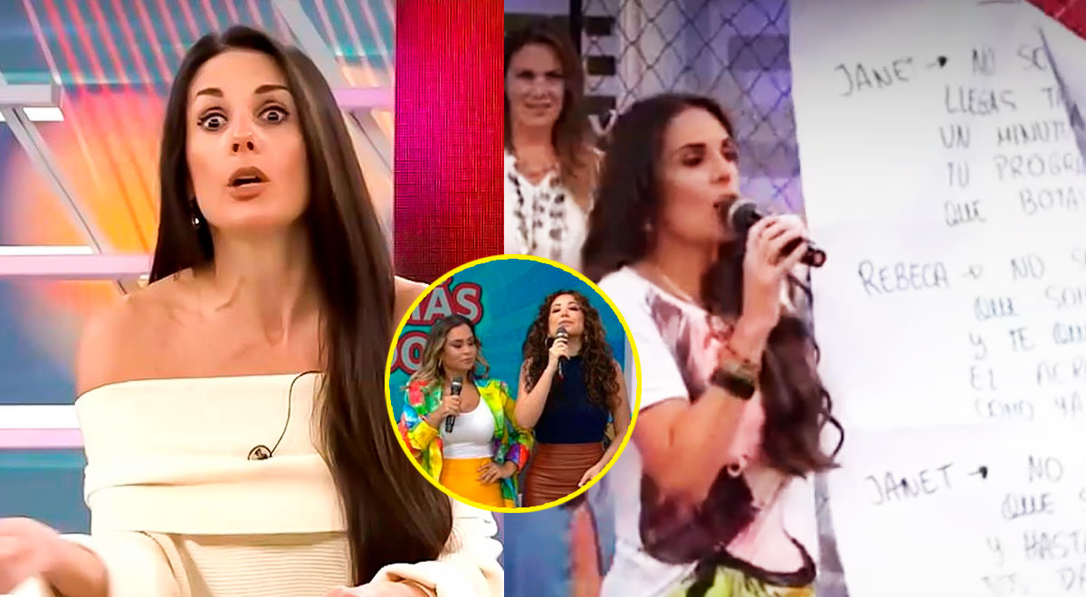 Rebeca Escribens hace roche en vivo a Ethel Pozo y Janet Barboza tras ...