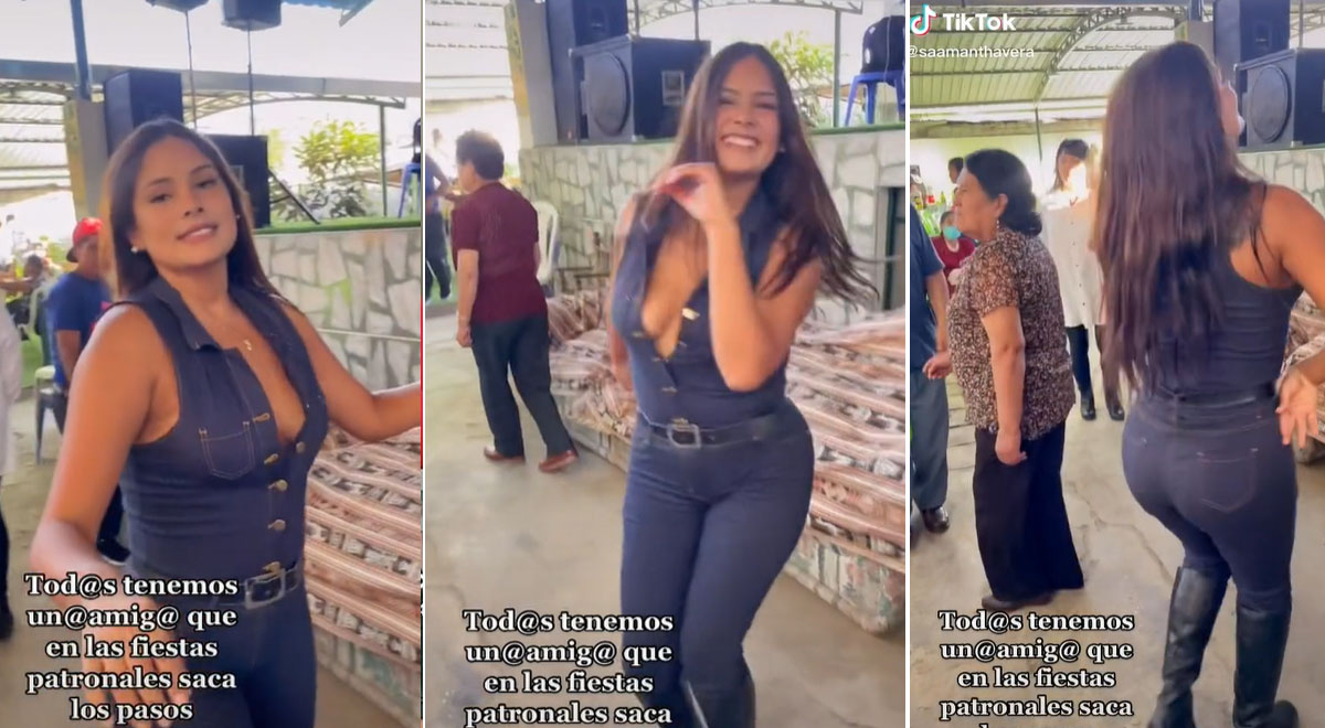TikTok viral: Peruana se anima a bailar al ritmo de huayno en plena fiesta y se roba el show con ...