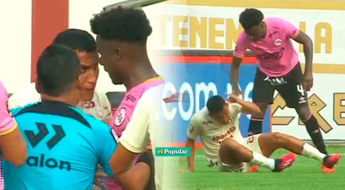 Universitario | Alex Valera y Christian Ramos pelea y expulsión por ...