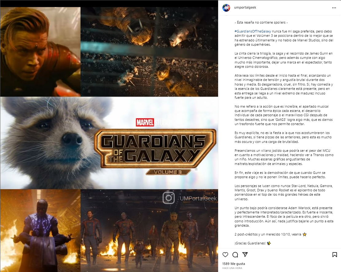 Guardianes de la Galaxia Vol. 3: Primeras impresiones tras estreno de ...