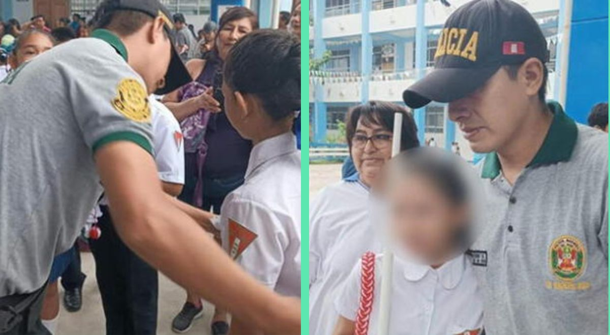 Facebook: Policía conmueve las redes sociales tras acompañar a niño a ...