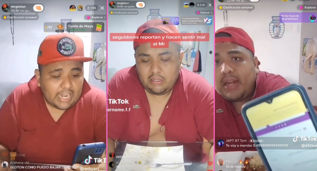 TikTok viral: Mr. Glotón rompe en llanto EN VIVO porque sus seguidores vuelven a 'tumbar' su ...