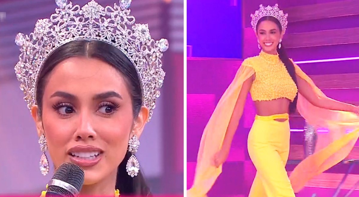 Camila Escribens se luce en TV como Miss Perú 2023 y habla de su ...