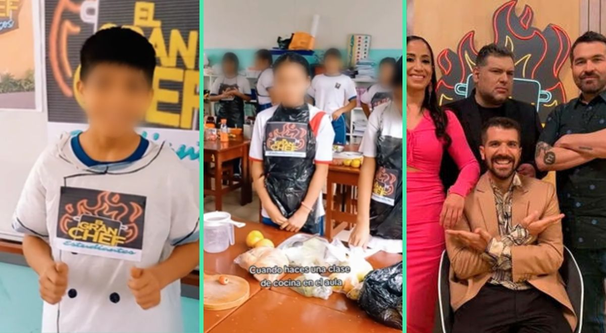 TikTok viral | Escolares viven el 'boom' de 'El Gran Chef Famosos' y la ...