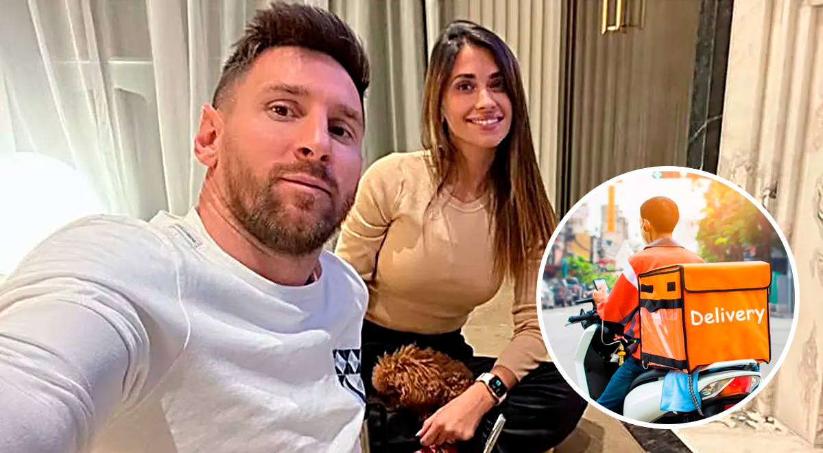 Trabaja como repartidor, le tocó hacer delivery a la casa de Messi y ...
