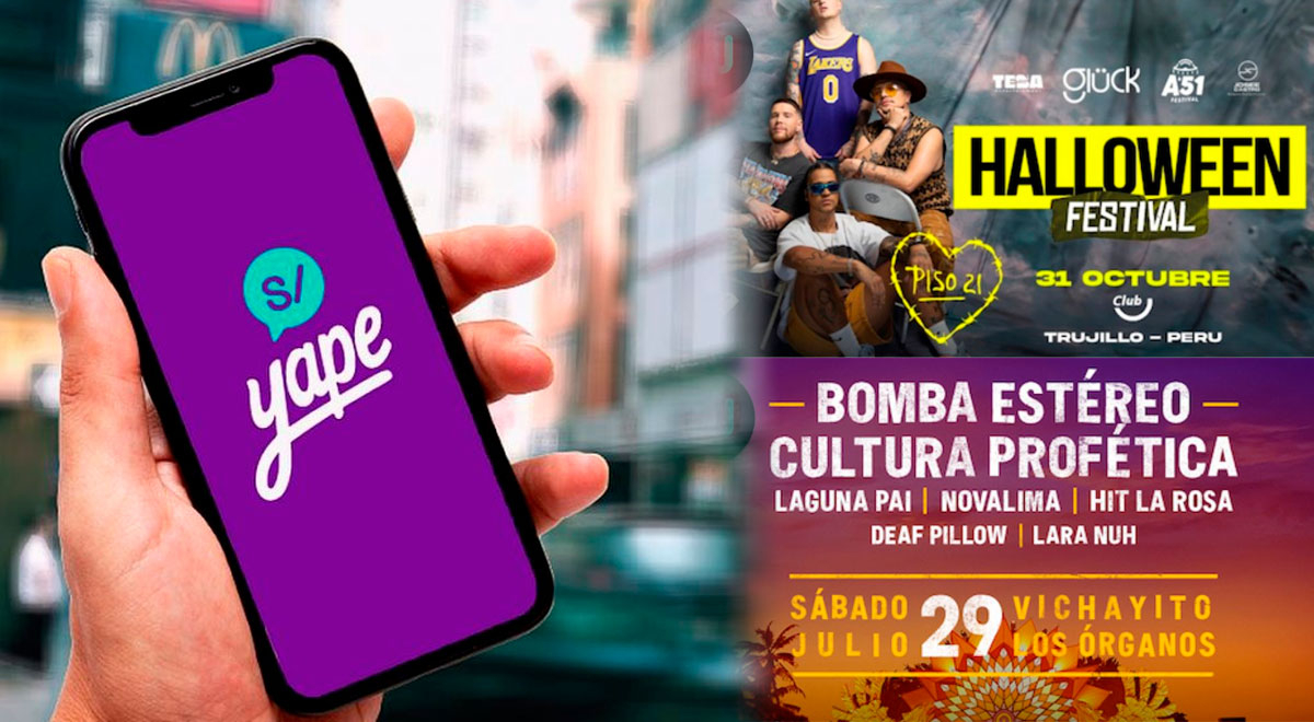 ¿Quieres ir a conciertos? Yape lanza superdescuentos en entradas a ...