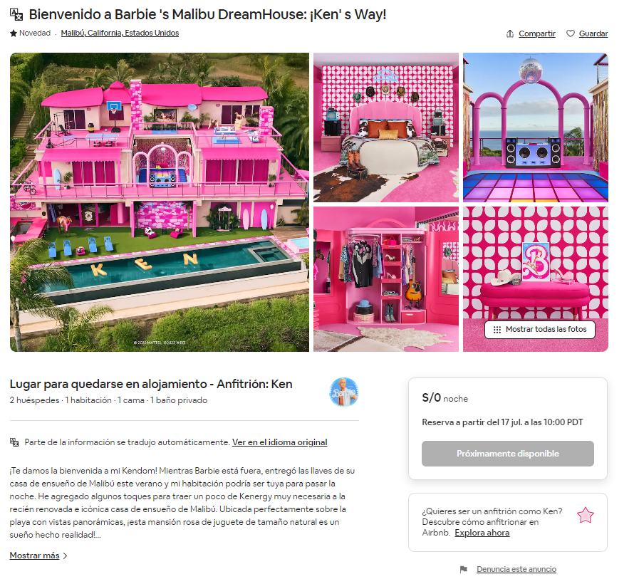 Así luce la DreamHouse de Barbie en la vida real y hasta la puedes alquilar | El Popular