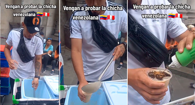 Venezolano vende chicha en Cercado de Lima y bebida deja en shock a ...