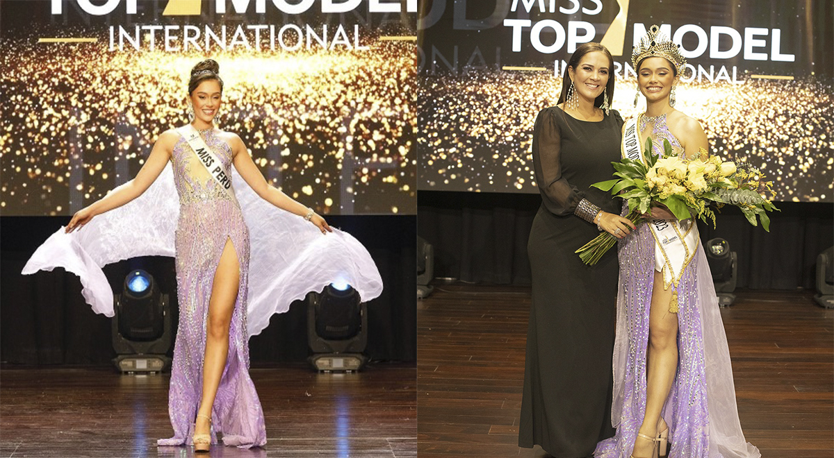 Peruana Shania Nash se coronó como Miss Top Model Internacional, foto ...