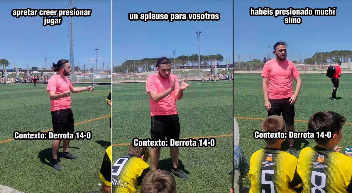 Entrenador de fútbol felicita a su equipo tras perder 14-0 y es viral ...