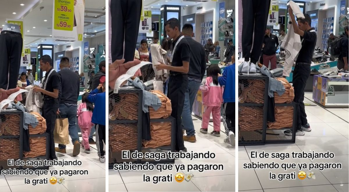 Peruano es captado trabajando de una singular manera y sorprende: "Ya ...