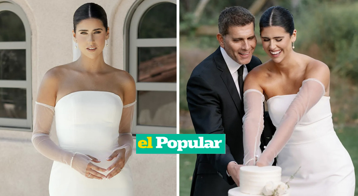 ¿Quién diseñó el vestido de Andrea María Bosio, esposa de Christian ...