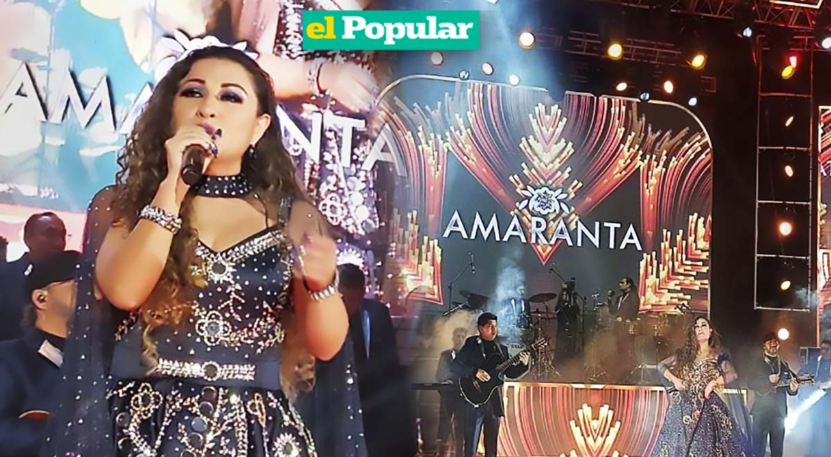 Amaranta en concierto: así fue su tributo a tunantada en Lima| crónica ...