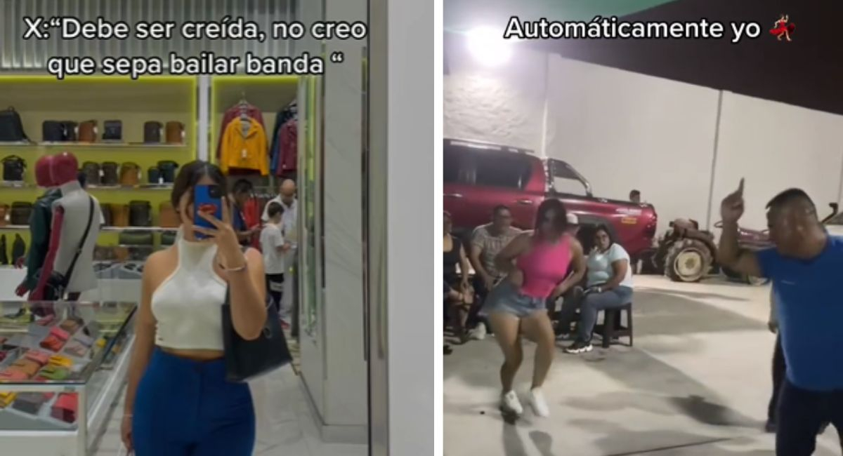 Le dicen que no sabe bailar banda y calla bocas de una singular manera ...