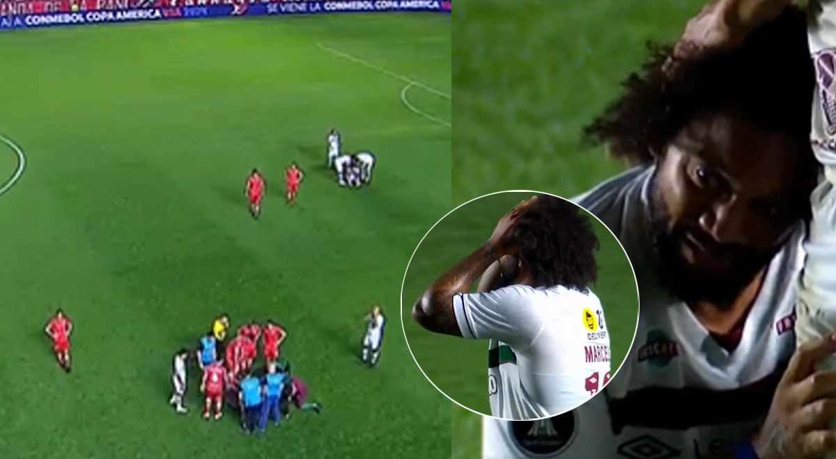 Marcelo lesionó a Luciano Sánchez con dura falta y quedó en shock por ...