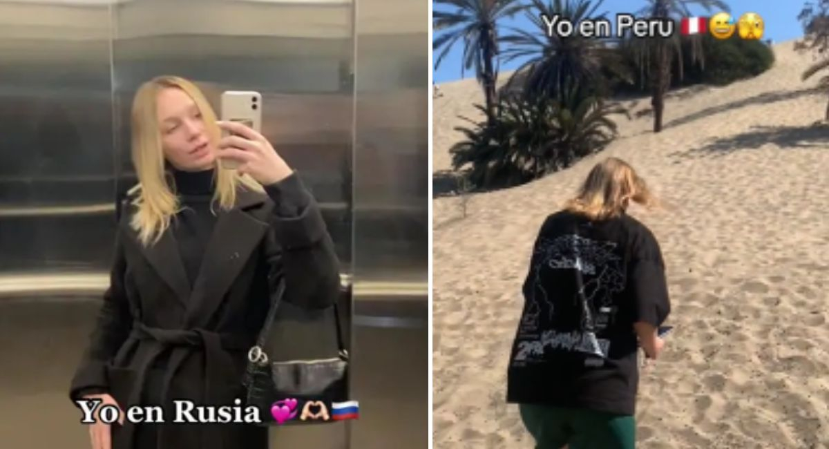 Rusa muestra radical cambio de su vida en Perú a diferencia de cuando ...