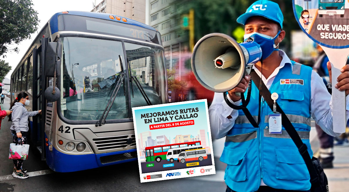 ¿Cuáles son las nuevas rutas establecidas por la ATU tras prohibir ...