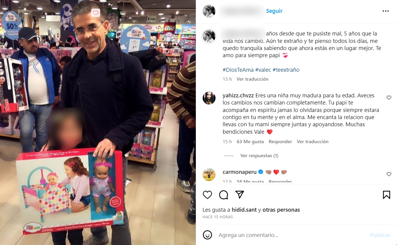 Tula Rodríguez y el sentido mensaje de su hija Valentina a Javier ...