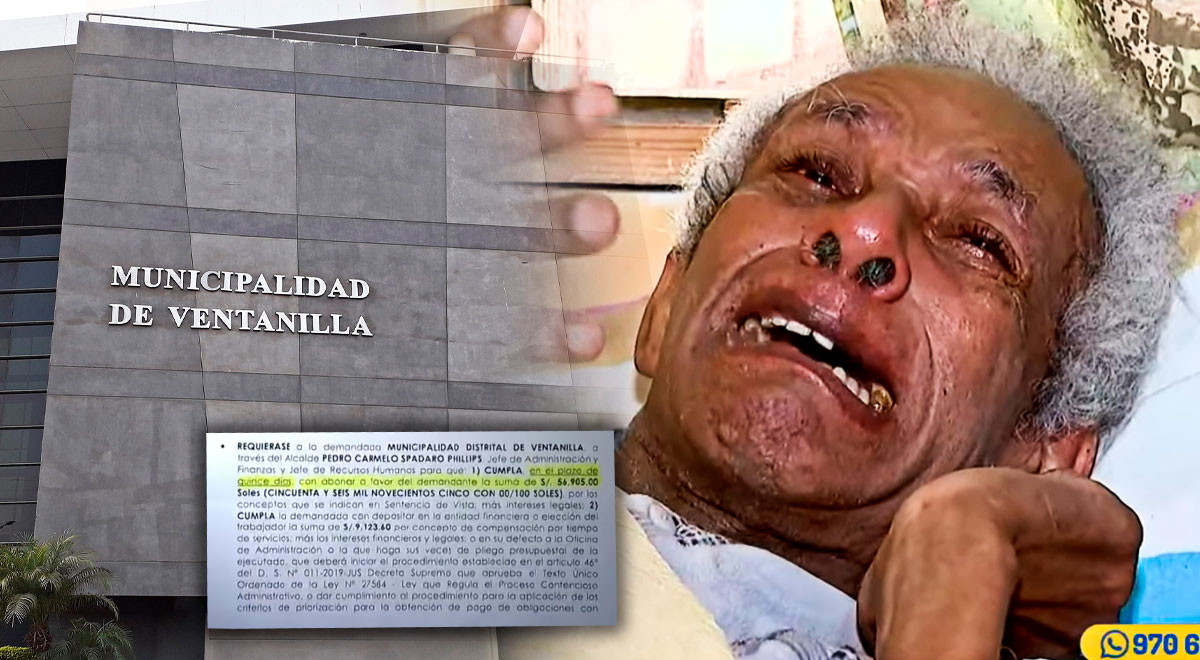 Adulto mayor con parálisis gana juicio a la Municipalidad de Ventanilla por 70.000 soles, pero ...