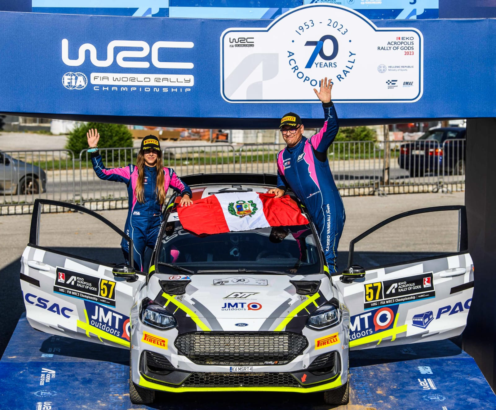 Eduardo Castro cerca del podio en el Rally Mundial de Grecia | El Popular