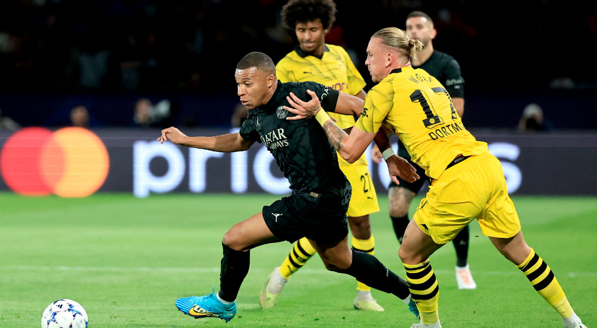 PSG vs. Borussia Dortmund: Kylian Mbappé no perdona y convierte el 1-0 ...
