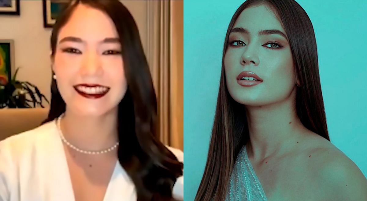 Kyara Villanella saca a relucir su talento para hablar en inglés durante entrevista para el Miss ...