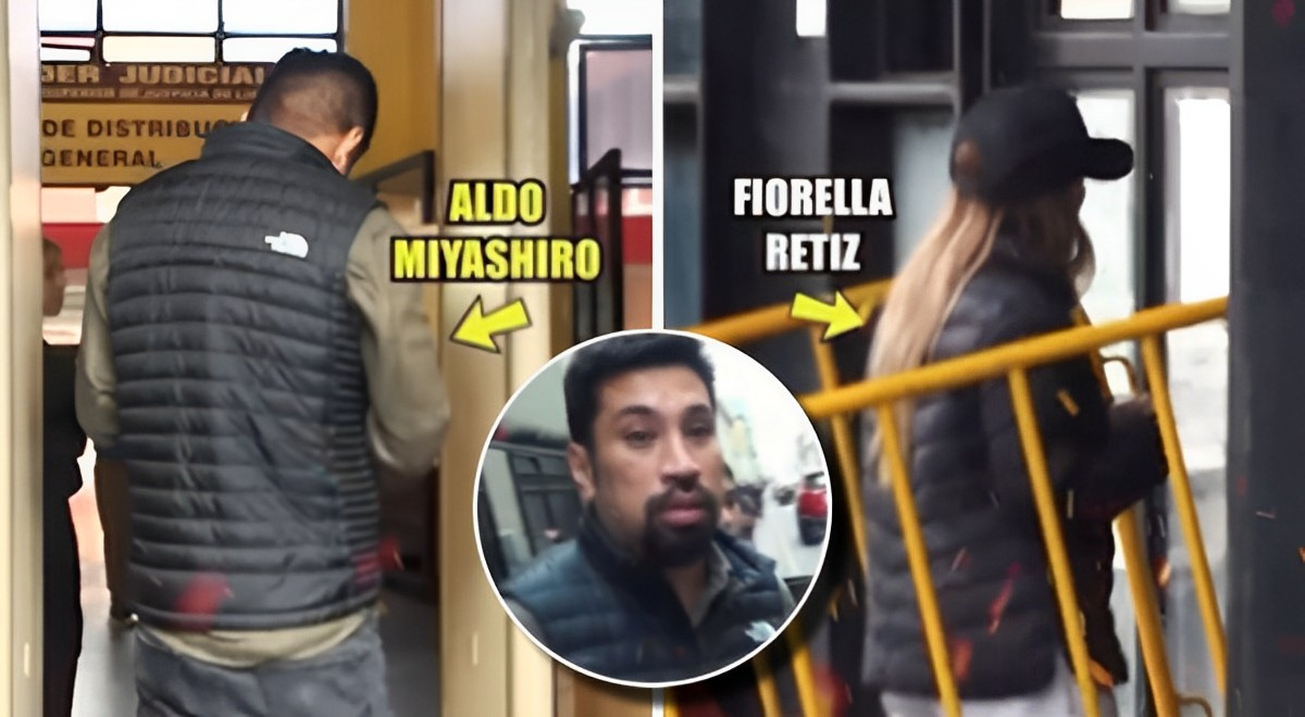 Aldo Miyashiro se vio las caras con Fiorella Retiz en el Poder Judicial ...