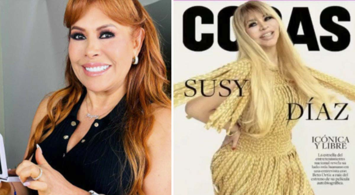 Magaly Medina felicita a Susy Díaz por su aparición en la portada de la ...
