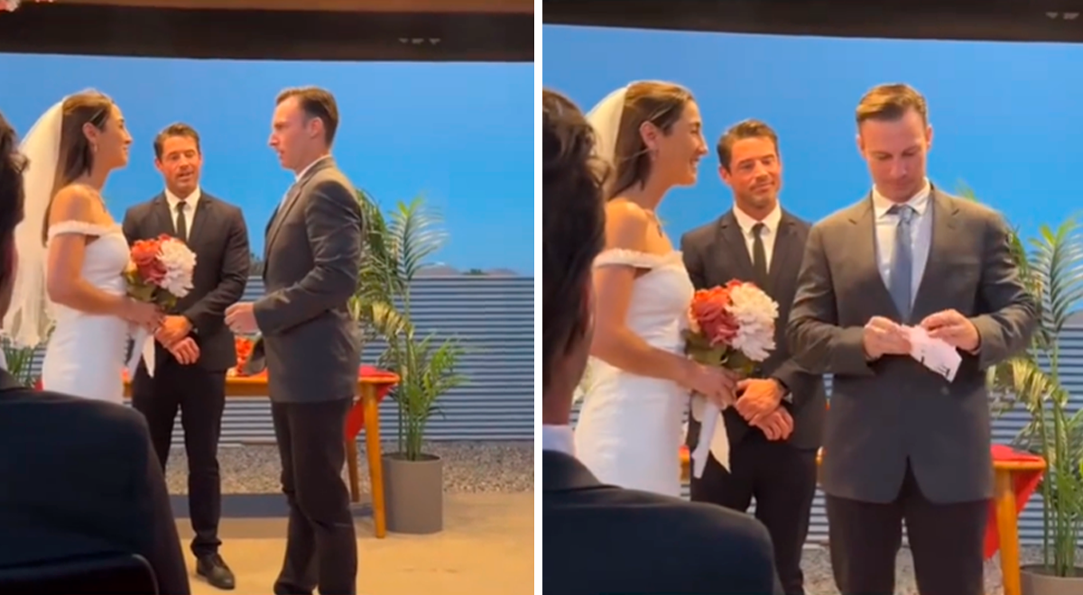 TikTok viral: Novio muestra cartel pidiendo ayuda durante su boda y video genera polémica en ...