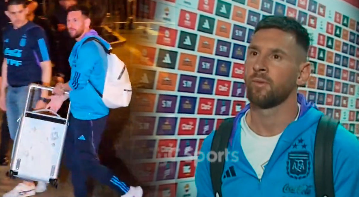 Perú vs Argentina | Lionel Messi llegó así al Estadio Nacional de Lima ...
