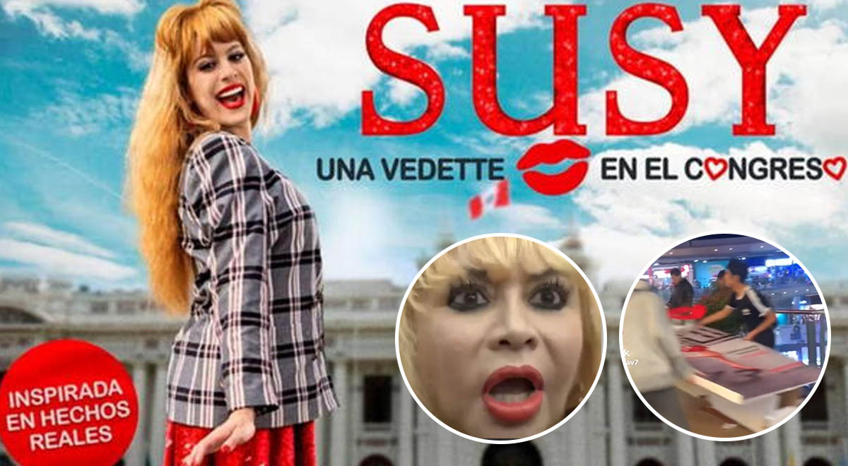 Susy Díaz: Intentan robar standee de la película de la madre de Florcita Poco en Cinemark y ...