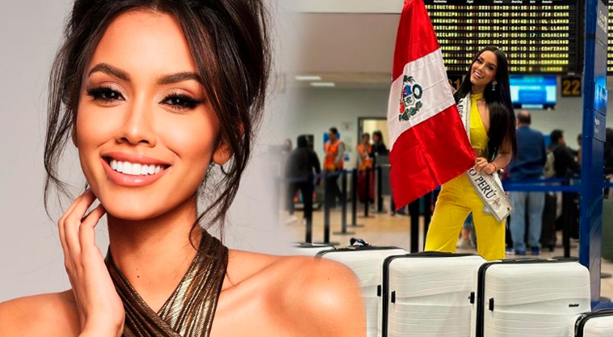 Camila Escribens viajó rumbo al Miss Universo 2023 en El Salvador y ...