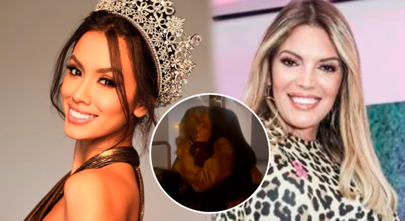 Camila Escribens y Jessica Newton se despidieron con tierno abrazo ...