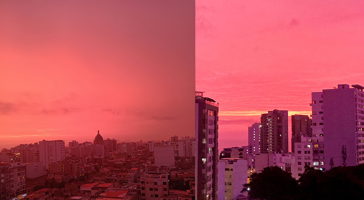 Cielo de Lima se tiñó de rojo: ¿Qué dicen los especialistas sobre el ...