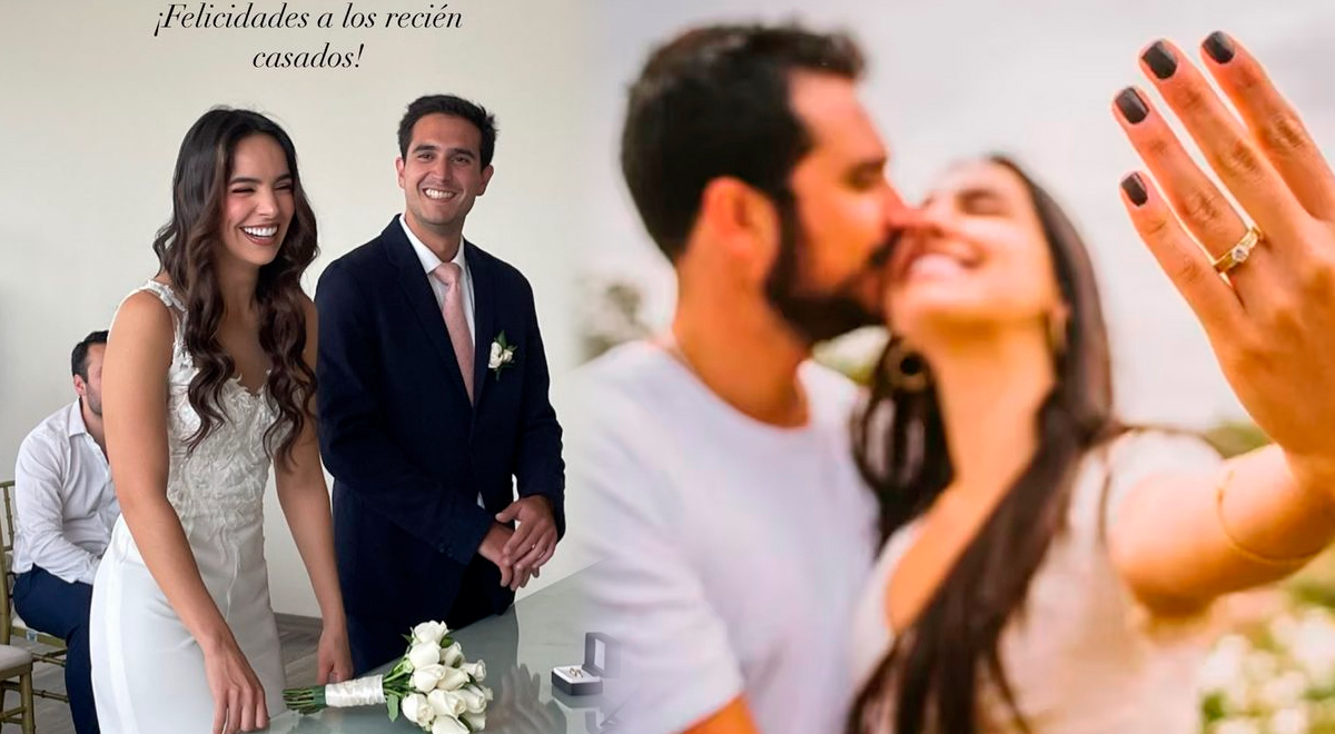Valeria Flórez y Andrés Ugarte Diez Canseco contraen matrimonio en una ...