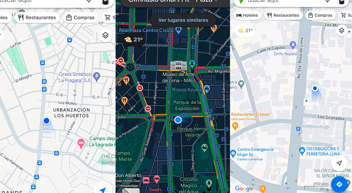 Google Maps con nuevo diseño: ¿Cómo se verían las calles de Lima en el ...
