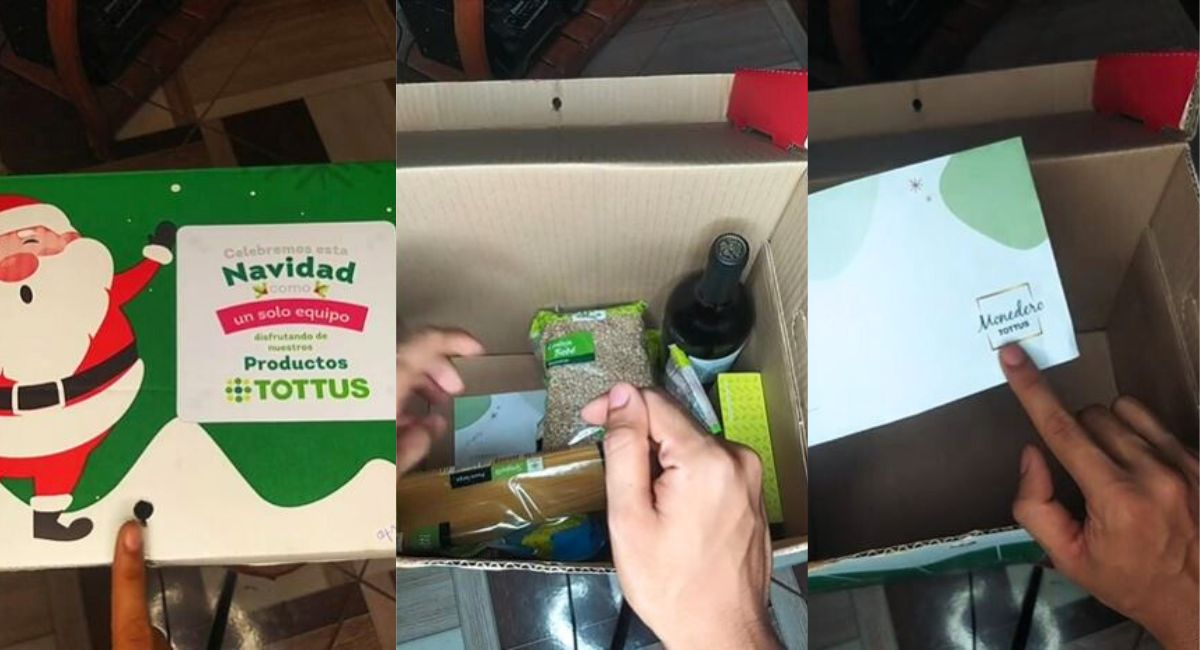 TikTok: Trabajador de Tottus hace unboxing de su canasta navideña 2023 ...