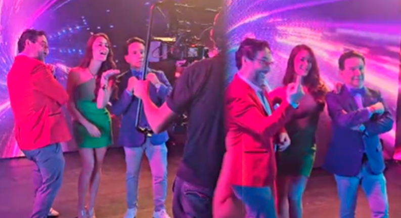 Laura Spoya, Ricardo Rondón y el Loco Wagner graban juntos en set de ...