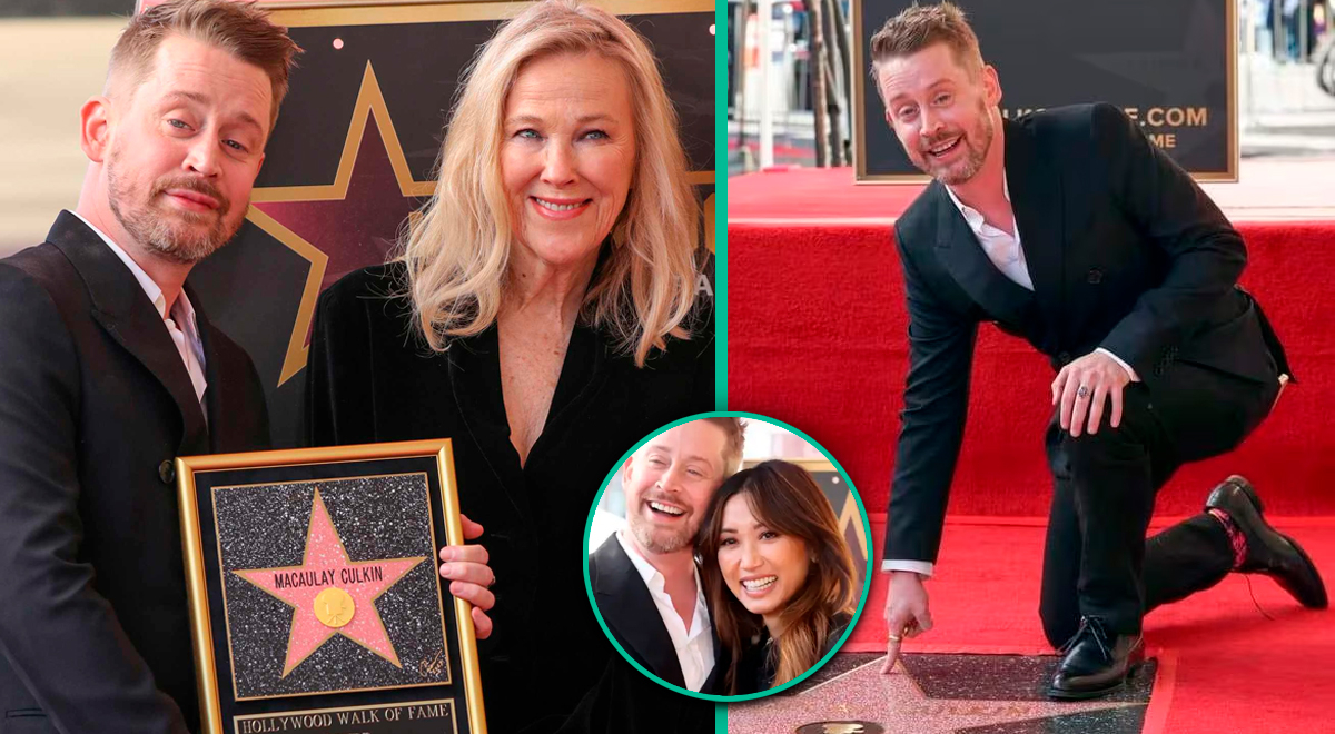 Macaulay Culkin feliz por recibir su estrella en el Paseo de la Fama de Hollywood ¡Lo logró ...