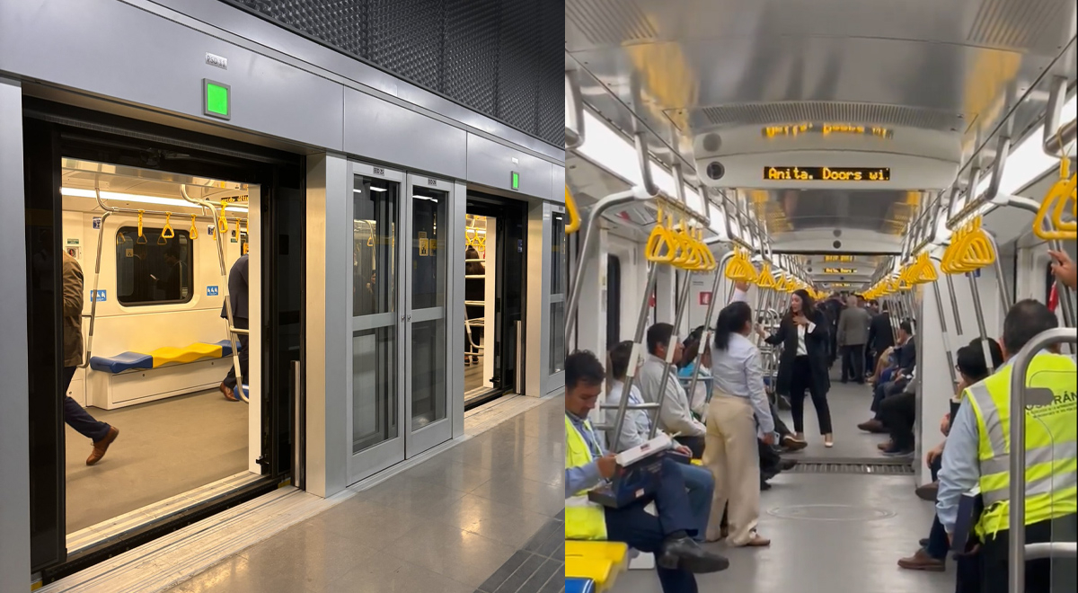 Línea 2 del Metro de Lima y Callao: Así es el primer tren subterráneo ...