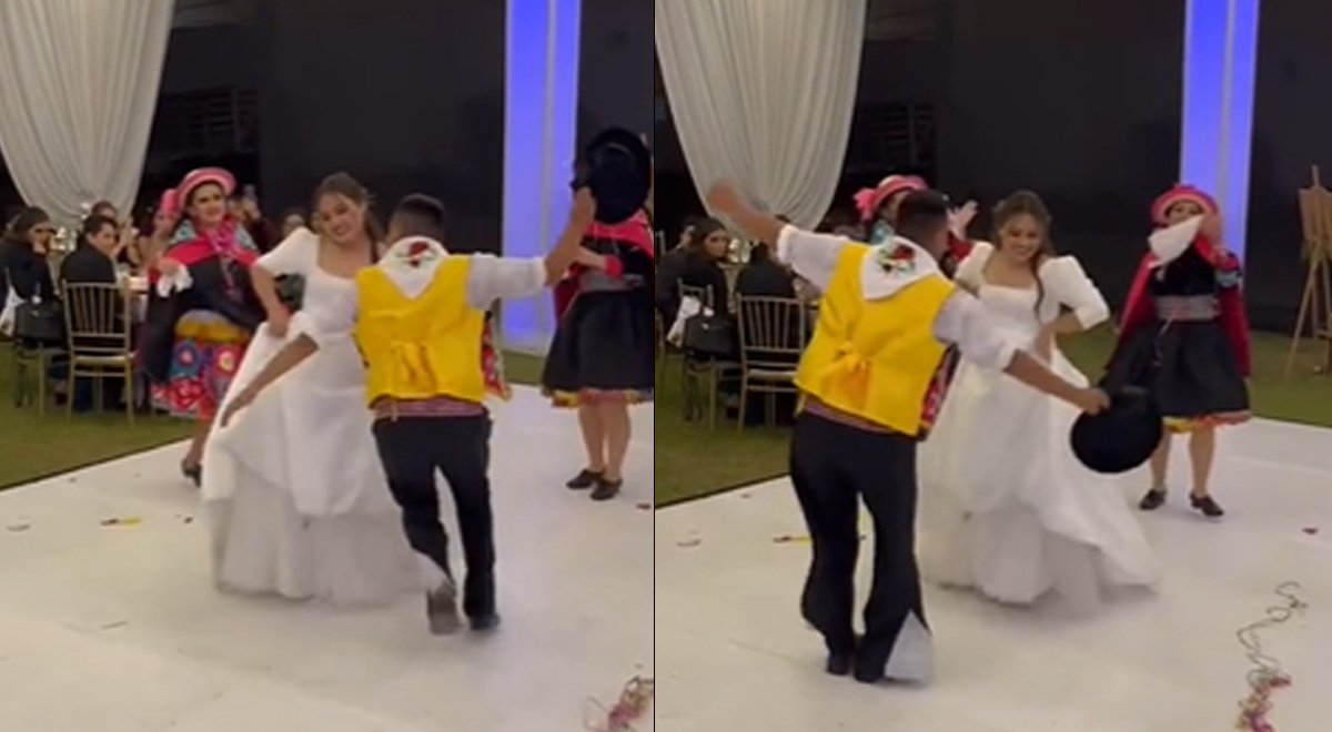 Tiktok Viral Perú Novia Se Roba El Show Bailando Huaylas En La Fiesta