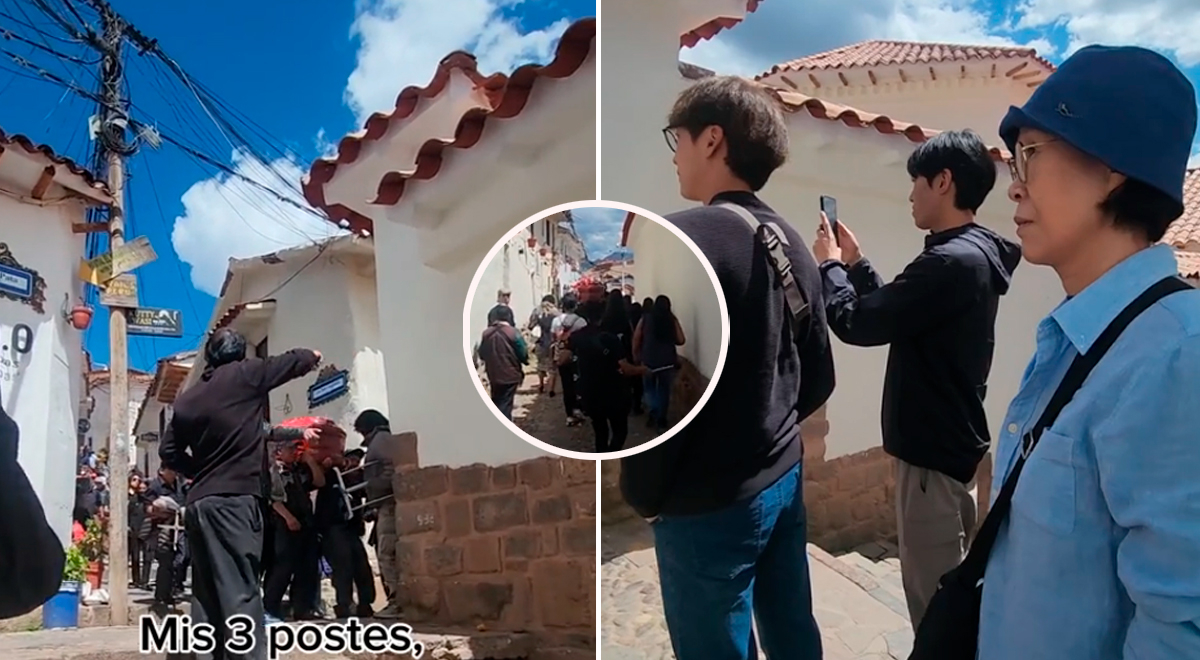 TikTok viral: Coreanos se cruzan con cortejo fúnebre en Cusco y quedan en shock al ver el ataúd ...