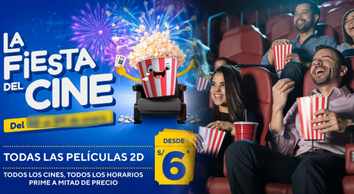 Cine a 6 soles: qué días son y cómo comprar entradas online La fiesta ...