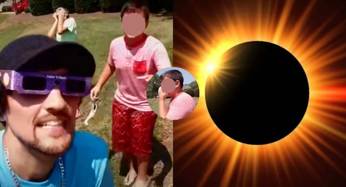 Video viral: niño se queda ciego tras quitarse los lentes en pleno ...